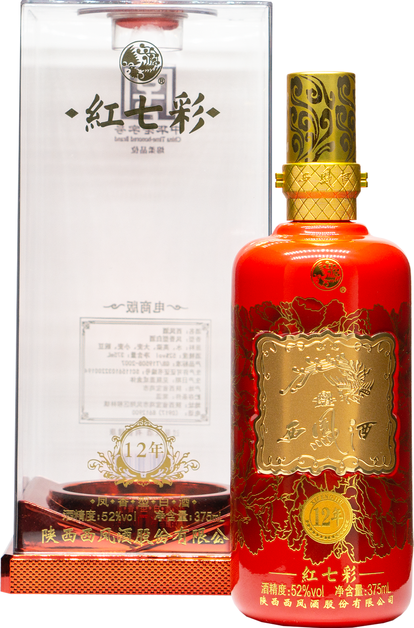 Buy XiFeng Red 12 Year online | 线上购买西凤酒红七彩十二年 – Baijiu America